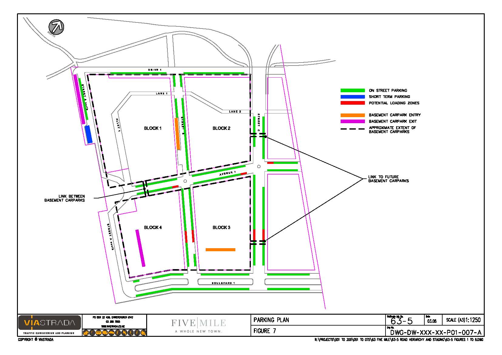 FiveMile parking provision plan, Queenstown | ViaStrada